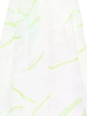 Shiatzy Chen Jacquard Midi Dress