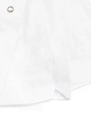 Shiatzy Chen Jacquard Cropped Top