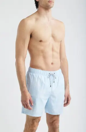 VINTAGE SUMMER Stretch Volley Swim Trunks