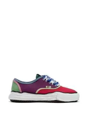 Mihara Yasuhiro Colour-block Lace-up Sneakers - Red