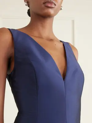 Bernadette Aurelia Paneled Gown - Blue