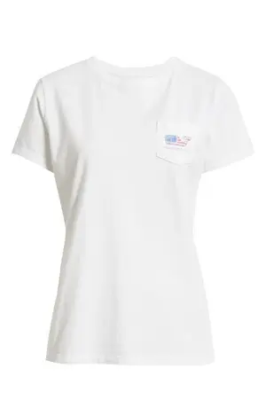 Vineyard Vines Logo Pocket Tee