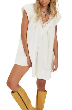 Free People Sundazed Mini Dress - Sugar Swizzle