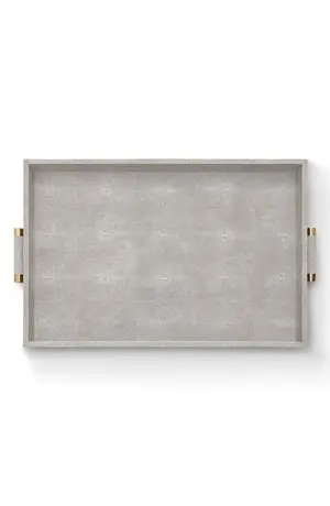 Aerin Modern Faux Shagreen Serving Tray