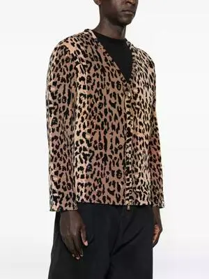 A BATHING APE X Kazuki Kuraishi Leopard-pattern Jacket