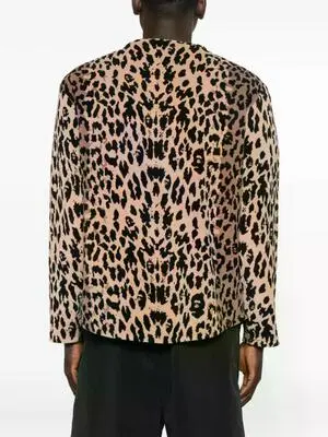 A BATHING APE X Kazuki Kuraishi Leopard-pattern Jacket