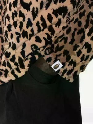 A BATHING APE X Kazuki Kuraishi Leopard-pattern Jacket