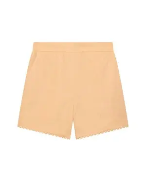 Mint Velvet Linen Scallop Hem Shorts