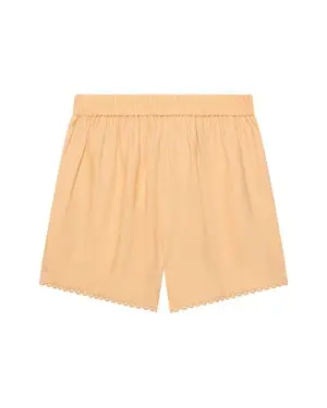 Mint Velvet Linen Scallop Hem Shorts