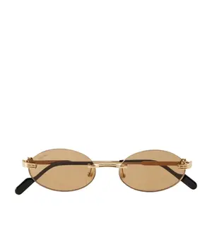 Cartier Rimless Sunglasses - Metallic