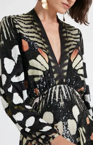 TEMPERLEY LONDON Emperor Gown - Black