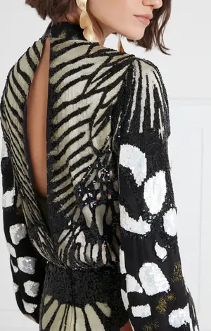 TEMPERLEY LONDON Emperor Gown - Black