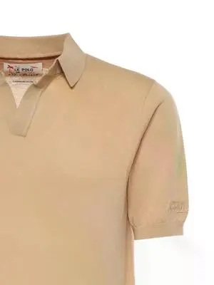 MC2 SAINT BARTH Short-sleeve Polo-collar T-shirt - Neutrals
