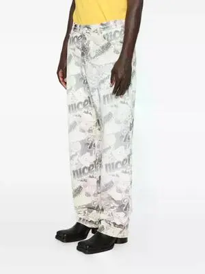 Martine Rose Printed Pocket Jeans