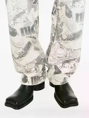 Martine Rose Printed Pocket Jeans