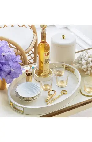 Aerin Set Of 4 Shell Appetizer Plates