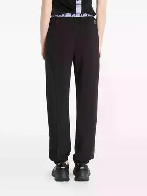 EA7 Dynamic Athlete Logo-detail Track Pants - Black