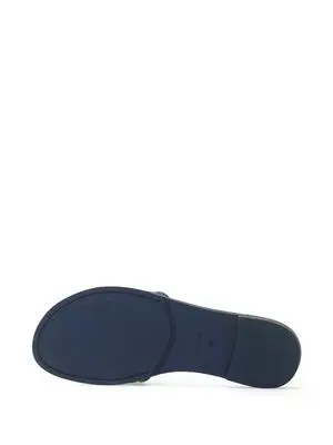 Guess Elysone Monogram-print Logo-patch Sandals
