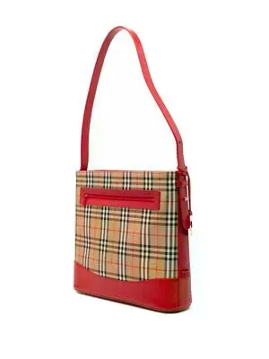 Burberry 20th Century Haymarket Check Canvas Shoulder Bag