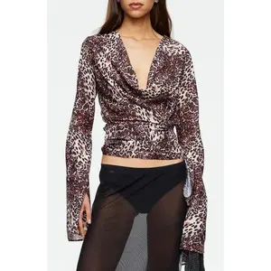 Lioness Daze Cowl Neck Crop Top