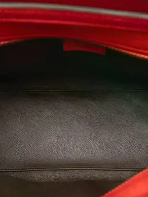 Celine 2014 Nano Bicolor Leather Luggage Tote Satchel - Brown