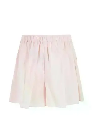 Federica Tosi Cotton Muslin Drawstring Shorts - Pink