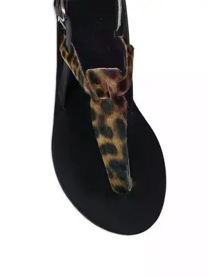ANCIENT GREEK SANDALS Eudora Shell-embellished Sandals - Black