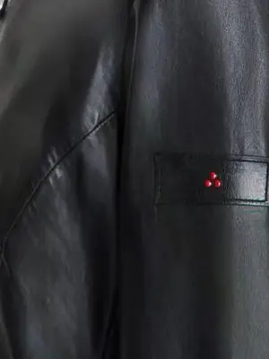 Peuterey Lover 07 Zip-up Leather Jacket - Black