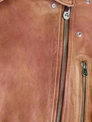 Peuterey Asymmetric-zip Leather Jacket