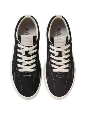 S.W.C STEPNEY WORKERS CLUB Surma Canvas Sneakers - Black