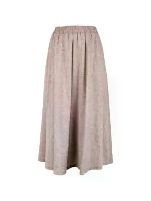 CINQUE Pleated Maxi Skirt With Elasticated Waistband