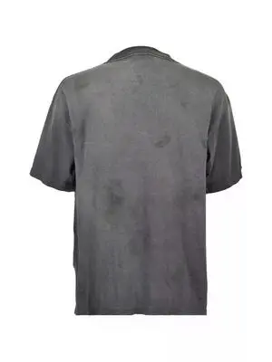 SAINT MXXXXXX X Kosuke Kawamura Graphic-print T-shirt - Black