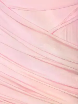 Amen Draped Mini Dress - Pink