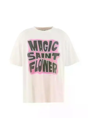 SAINT MXXXXXX Graphic-print T-shirt - White