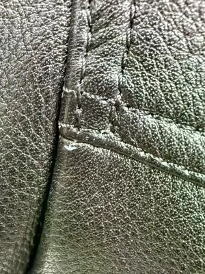 Mr P. Zipped Grained-leather Jacket