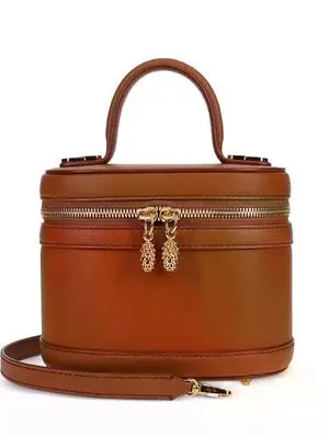 Tyler Ellis Small Victoria Leather Tote - Brown