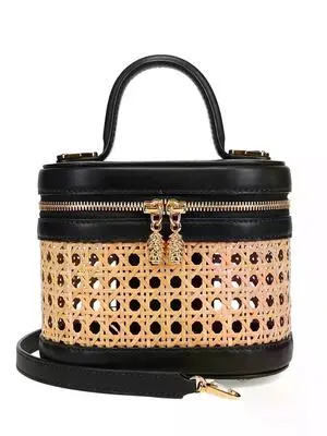 Tyler Ellis Small Victoria Wicker Tote - Neutrals