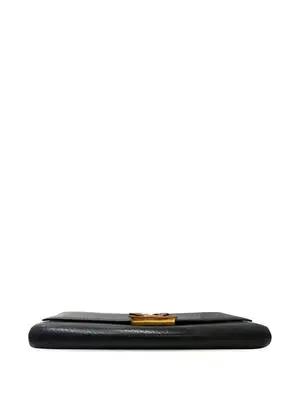LOUIS VUITTON 2016 Taurillon Capucines Wallet Long Wallets