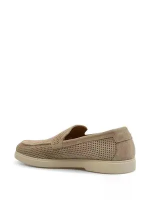 BALDININI Logo-plaque Loafers - Neutrals