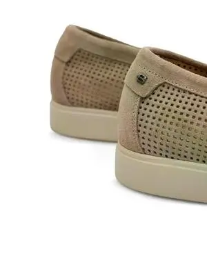 BALDININI Logo-plaque Loafers - Neutrals