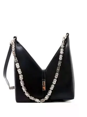 Givenchy Cut Out Leather Mini Crossbody Bag - Black