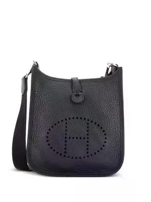 Hermès Evelyne Tpm Crossbody Bag Clemence Gen Iii - Black