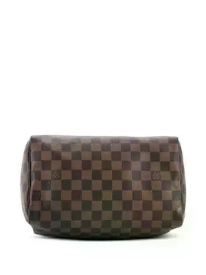 LOUIS VUITTON Speedy Handbag Damier 25 Satchel - Brown