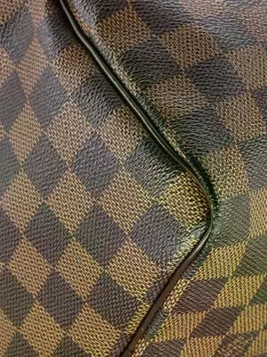 LOUIS VUITTON Speedy Handbag Damier 25 Satchel - Brown