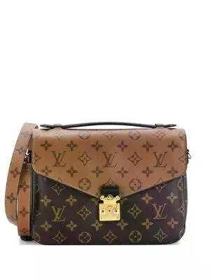 LOUIS VUITTON Pochette Metis Reverse Monogram Canvas - Brown