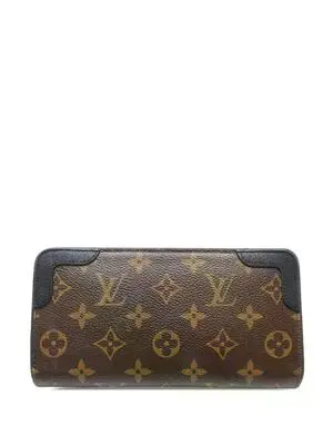 LOUIS VUITTON 2018 Monogram Retiro Zippy Wallet Long Wallets - Black