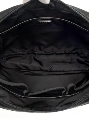 Prada Saffiano Trimmed Tessuto Clutch Bag