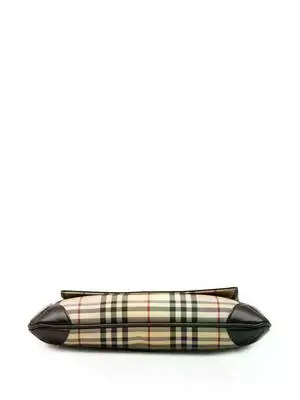 Burberry House Check Canvas Flap Crossbody Bag