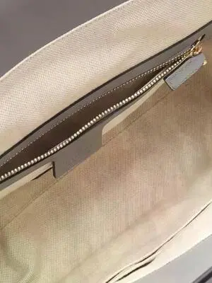 Gucci 2016-2026 Leather Gg Ribbon Satchel