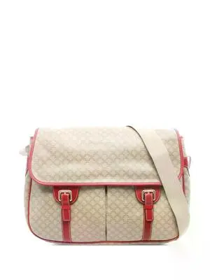 Celine 20th Century Macadam Coated Canvas Crossbody Bag
